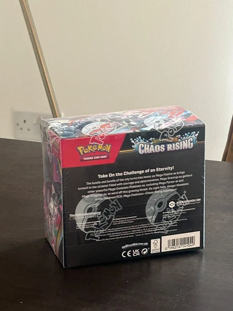 POKÉMON TCG: MEGA Evolution-Chaos Rising Booster Display Box (36 Packs ...