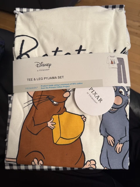 PRIMARK DISNEY’S RATATOUILLE Character Print Pyjamas new with tag size ...