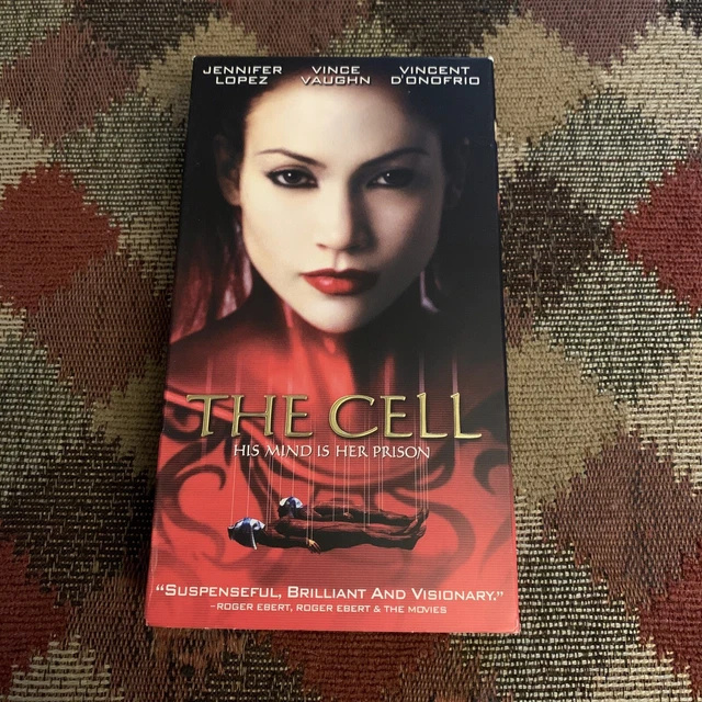 THE CELL VHS Horror Sci-Fi Jennifer Lopez Vince Vaughn New Line Home ...