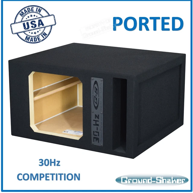 SINGLE PORTED REINFORCED Subwoofer Box Enclosure For Kicker L7Q Solo ...