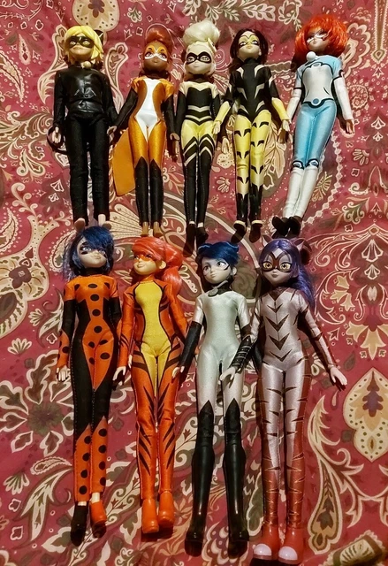 MUÑECAS MILAGROSAS. GATO negro, multimusa, tigresa, abeja reina, dama ...