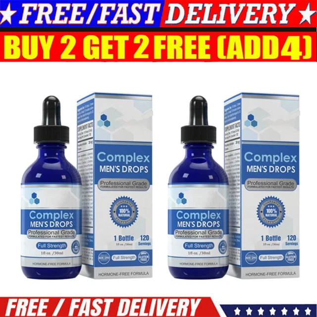 NEXUSBIO LABS COMPLEX Men's Drops, Secret Drops for Strong Men, Men’s ...