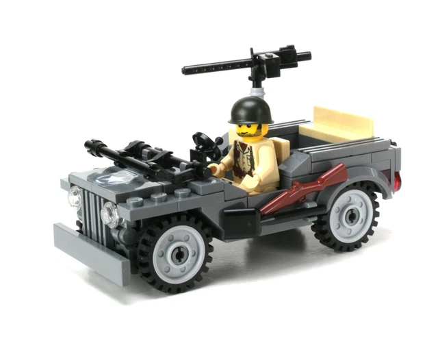 WW2 4 X 4 Utility Vehicle Army Custom Set made with real LEGO® bricks ...