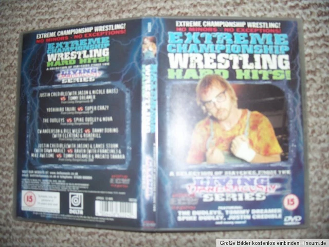 ECW WRESTLING DVD Hard Hits Living Dangerously Series WWF WWE WCW TNA ...