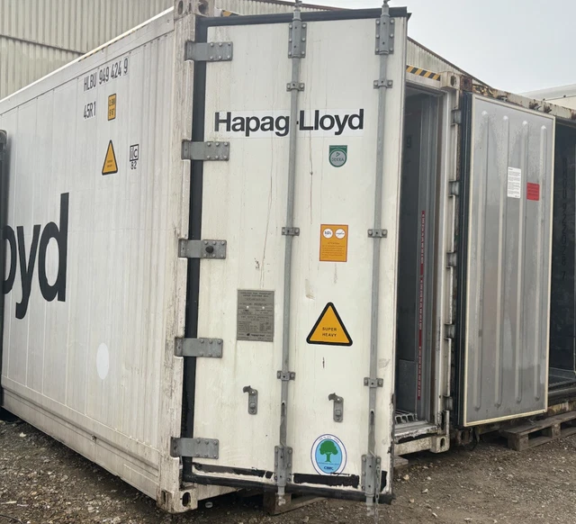 2020- 40FT HIGH Cube Reefer Insulated Shipping container Hapag Lloyd £ ...