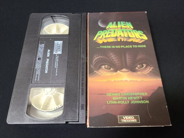 ALIEN PREDATORS VHS Video Treasures 1986 Horror RARE Dennis Christopher ...