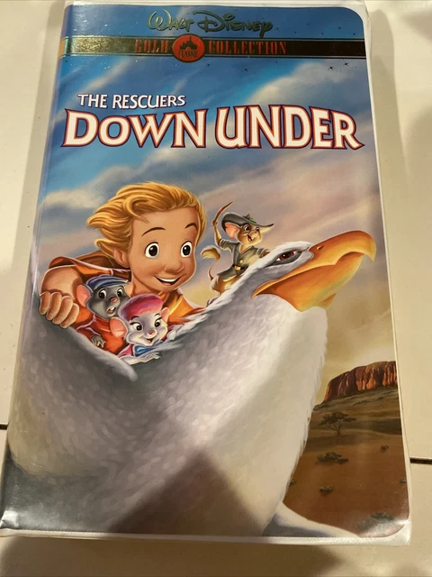 DISNEY - THE Rescuers Down Under - VHS - Clam Shell - 1990 - 1h 17min ...