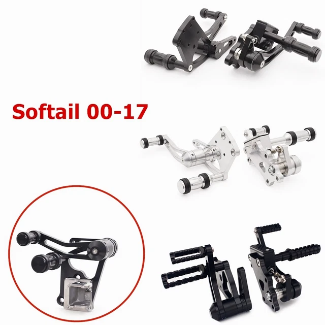 CNC FORWARD CONTROLS for Harley Softail Heritage Fat Boy Deluxe Custom ...