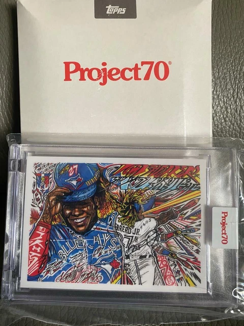 CARTA BASEBALL TOPPS Project 70 (Lindor, Guerrero Jr, Derek Jeter) #7-9 ...
