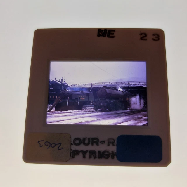 COLOUR-RAIL SLIDE REF NE23 LNER 9000 1734 Stratford shed 1947 £2.49 ...