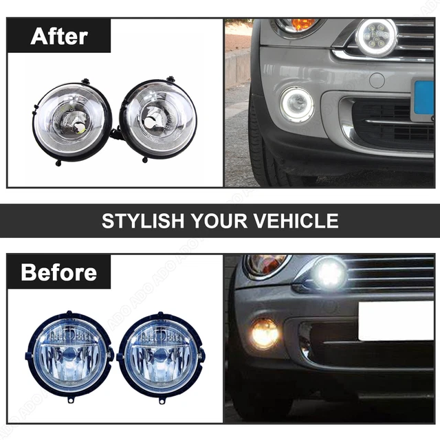 LED NEBELSCHEINWERFER TAGFAHRLICHT für Mini Cooper S R55 R56 R57 R58 ...