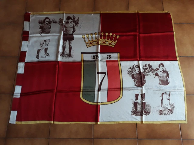 BANDIERA FLAG AUTOGRAFATA torino calcio scudetto 1975/76 EUR 60,00 ...