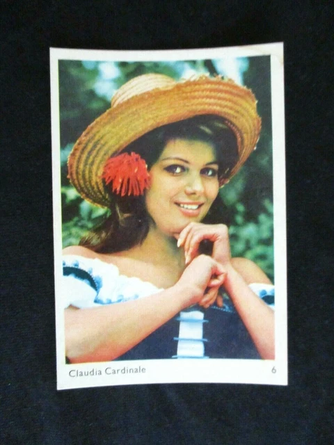 1960 CLAUDIA CARD Card Bubble Gum Leaf #6 Artists Cinema Artist £8.28 ...
