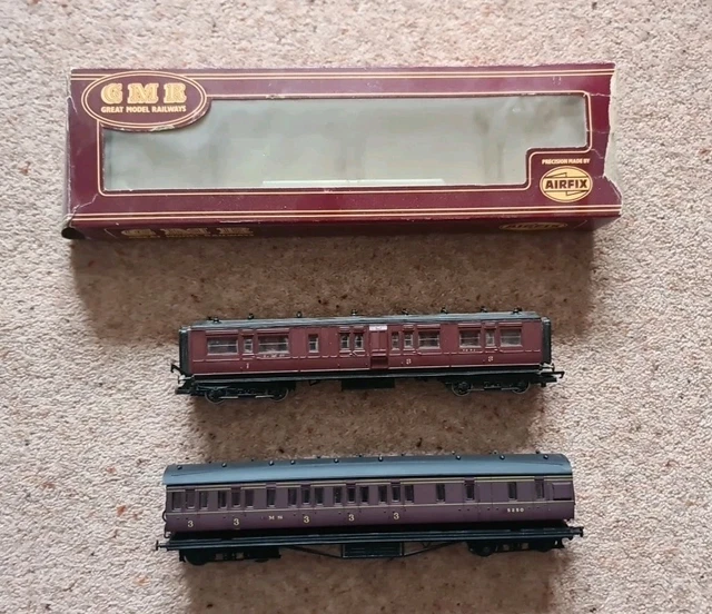 00 AIRFIX LMS Suburban Coaches And Kit Brake £9.99 - PicClick UK