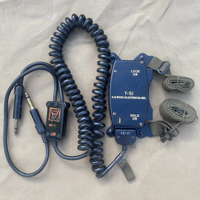 WW2 US ARMY Signal Corps T-51 Chest Unit Radio Interphone Switch Box ...