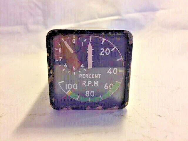 SMITHS AIRCRAFT TACHOMETER Indicator Gauge 0-100 RPM PW/2006KTD/CP/1 EX ...