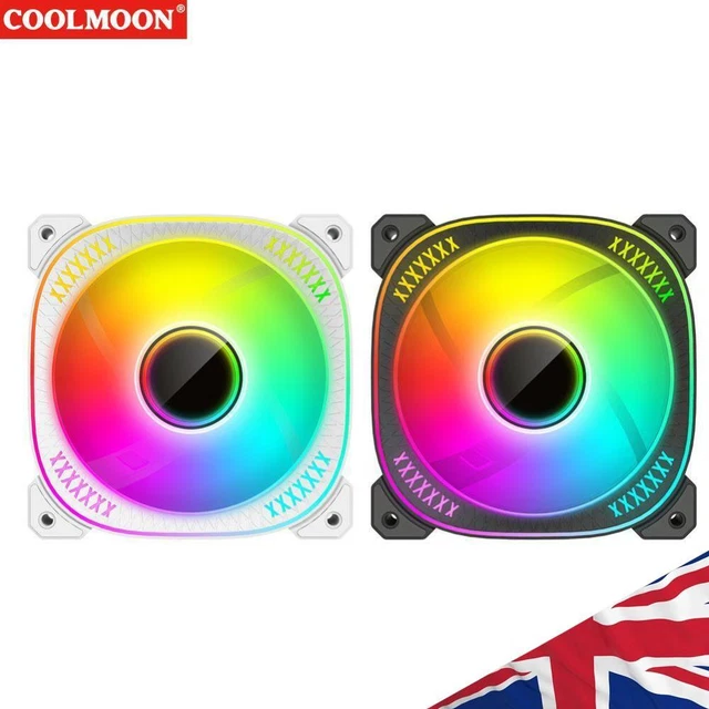 ARGB CPU COOLER 5V 3Pin ARGB Addressable RGB Fan 12V 4PIN PWM for ...