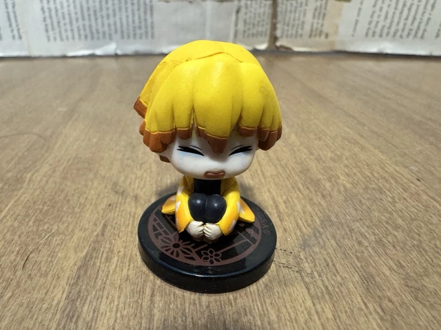 BANDAI KIMETSU NO Yaiba Demon Slayer Suwarasetai Mini Figure ZENITSU ...