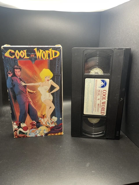 COOL WORLD (VHS, 1992) Brad Pitt, Kim Basinger, Gabriel Byrne ...