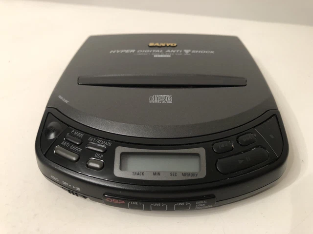 SANYO CDP-550 VINTAGE Compact Disc Personal CD Player Portable fully ...