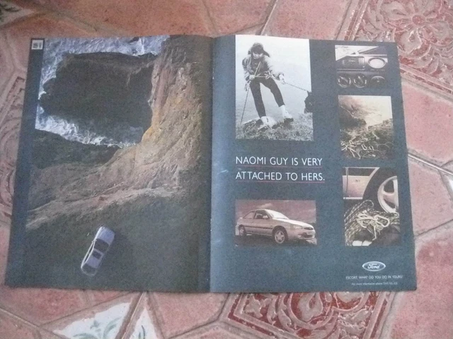 FORD ESCORT MK6 1996 Centre Spread Magazine Advert Excellent Condition ...