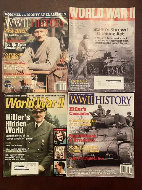 WORLD WAR II History Magazines Lot of 4 $9.99 - PicClick