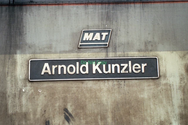 A1 35MM NEGATIVE Name Plate - Arnold Kunzler £2.90 - PicClick UK