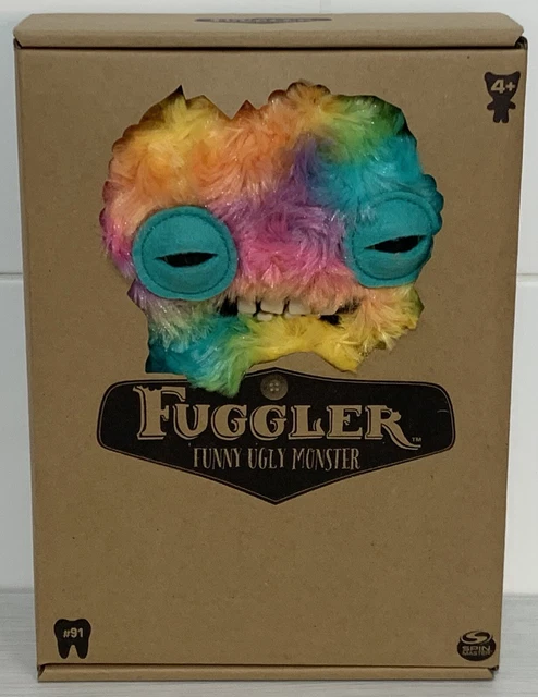 FUGGLER FUNNY UGLY Monster, Squidge, Rainbow Soft Toy Plush - New £18. ...