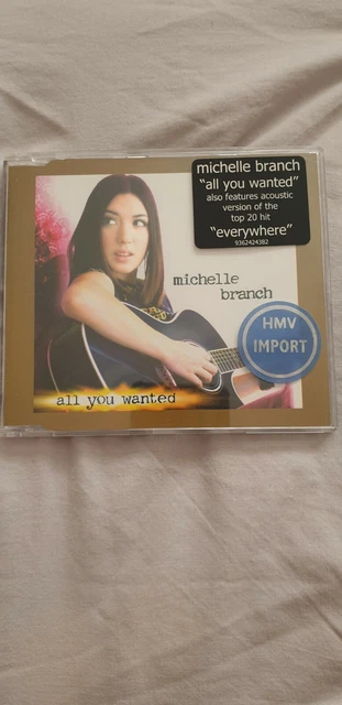 ALL YOU WANTED by Michelle Branch (CD, 2001) Australian Import single ...