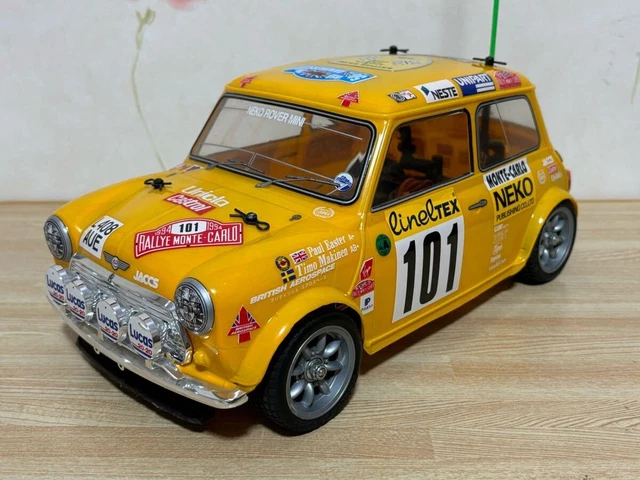TAMIYA MINI COOPER Rally Car Yellow M Chassis Radio-Controlled Body ...