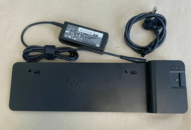 HP 2013 ULTRA Slim Docking Station D9Y32AA +power supply Elitebook ...