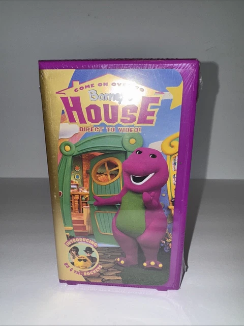 BARNEY COME ON over to Barney's House VHS Video Tape 2000 Rare Clam ...