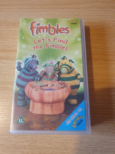 FIMBLES LET'S FIND THE FIMBLES BBC VIDEO CBEEBIES PAL VHS VIDEO Tape ...
