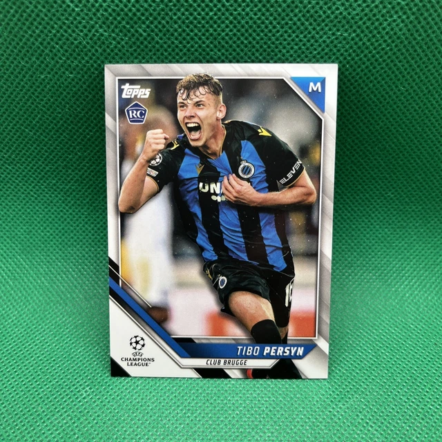 2021 TOPPS UEFA Champions League Tibo Persyn Rookie Club Bruges #85 RC ...