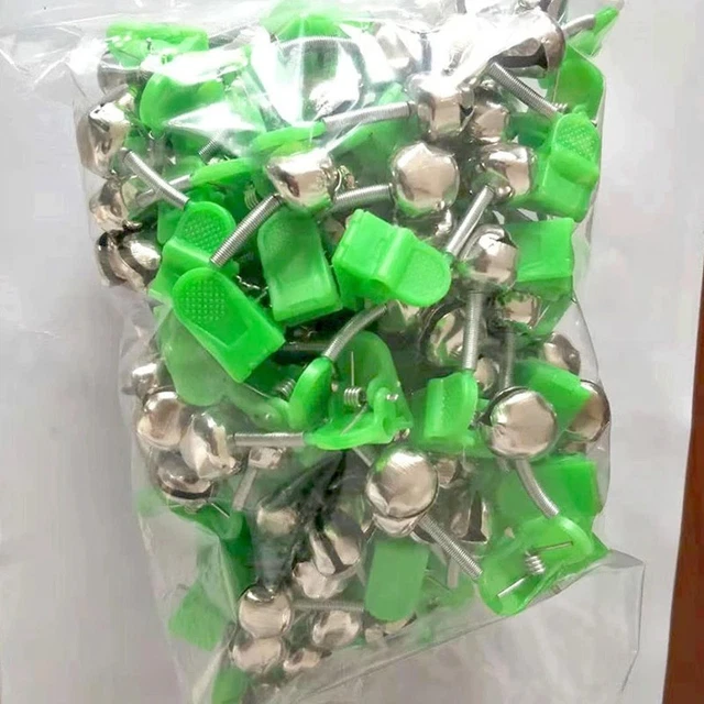 PLASTIC CLAMP FISHING Bell Bite Alarm Alert Rod Clip Fishing Gear ...