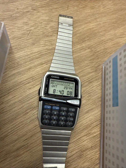 CASIO VINTAGE WATCH DBM-151 Nos New Rare Box 80s LCD Calculator $276.34 ...
