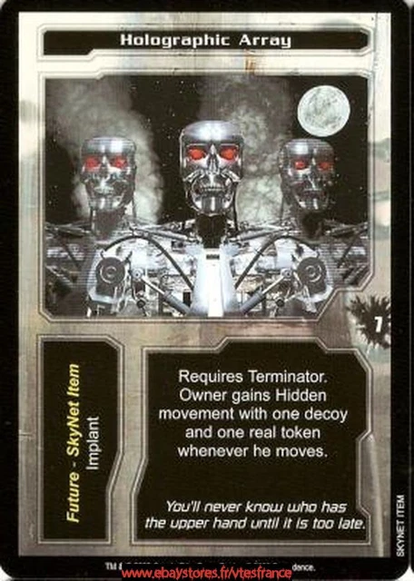 HOLOGRAPHIC ARRAY RARE Base Set Terminator TCG £2.03 - PicClick UK