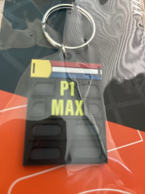 FORMULA 1 F1 P1 Max Verstappen Pit Board Keyring By circuit signs ...