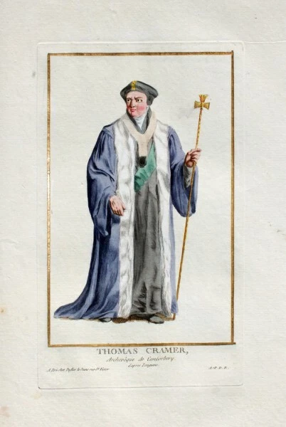 THOMAS CRANMER ARCIVESCOVO Canterbury Oxford Heinrich VIII Riforma EUR ...