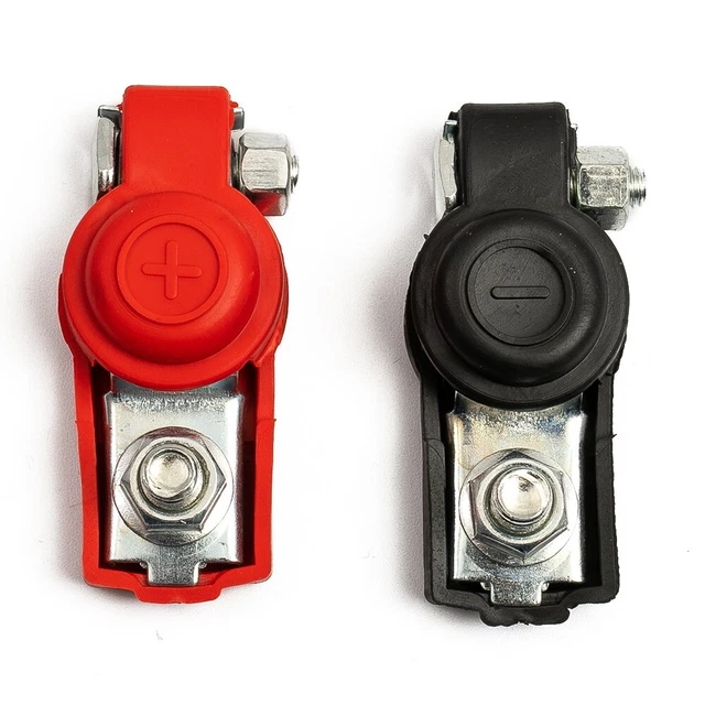FOR TOYOTA BATTERY Terminal Set Positive (+) and Negative ( ) Terminals ...