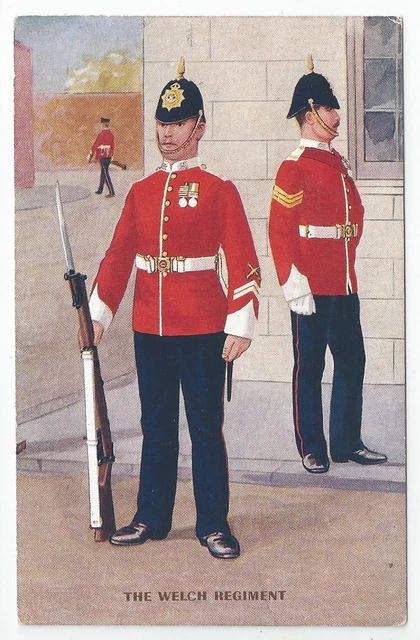 ~WW1 WELSH REGIMENT / Welch Regiment PC £11.12 - PicClick UK