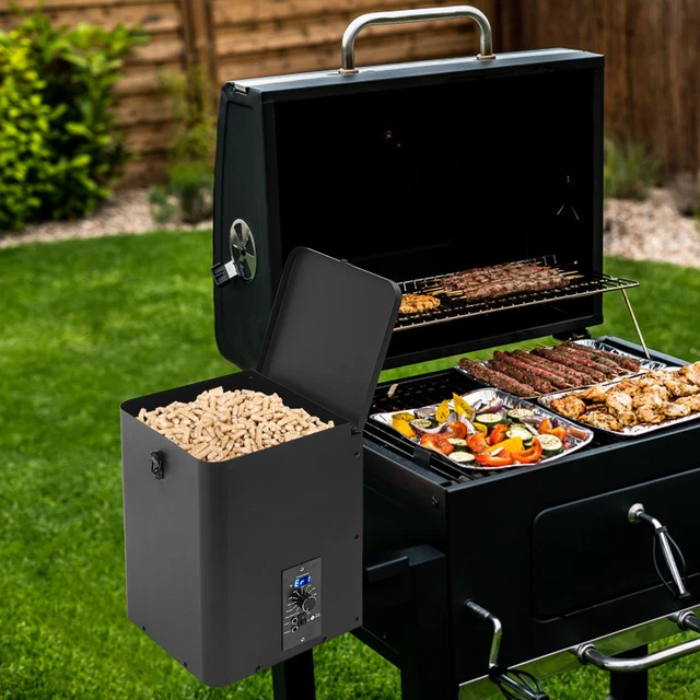 PELLET SMOKER HOPPER Assembly Kit Electric Wood Grill Part Hopper ...