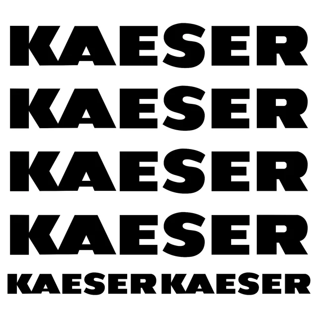 KAESER AUTOCOLLANT STICKER compresseur compressor 6 Pièces EUR 24,95 ...