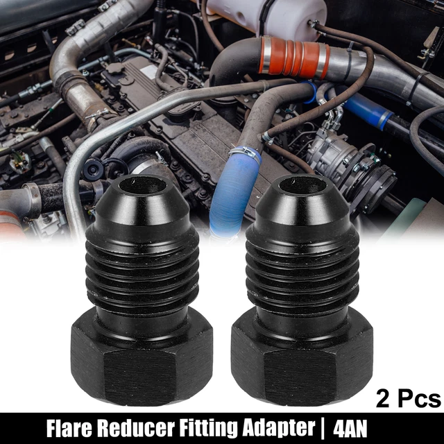 2PCS CAR AN4 Male Flare Bolt Blanking Plug Cap Lock Nut Fitting Adapter ...