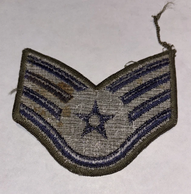 VINTAGE US AIR Force Staff Sergeant Rank Patch Insignia $2.74 - PicClick CA