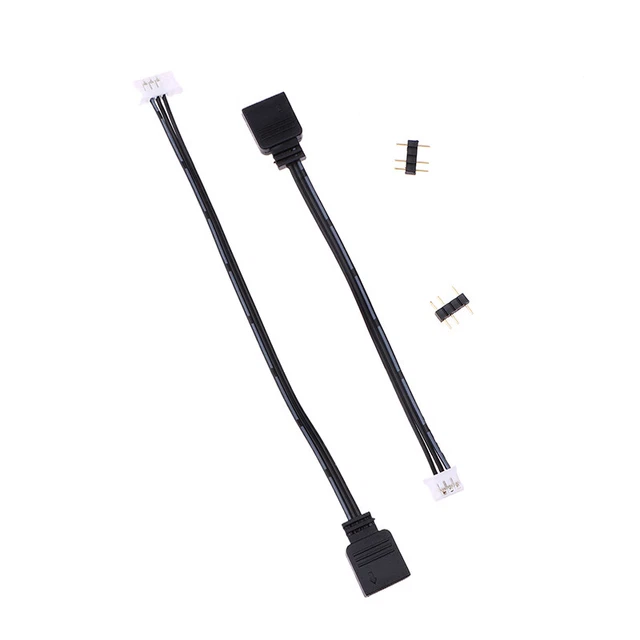 FAN CONTROLLER 5V 3 Pin To 6Pin 4Pin Transfer Adapter Cable 5V ARGB 3P ...