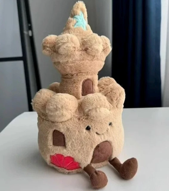 JELLYCAT FLUFFY COLLECTIBLE Amusables Collection Sandcastle Plush ...