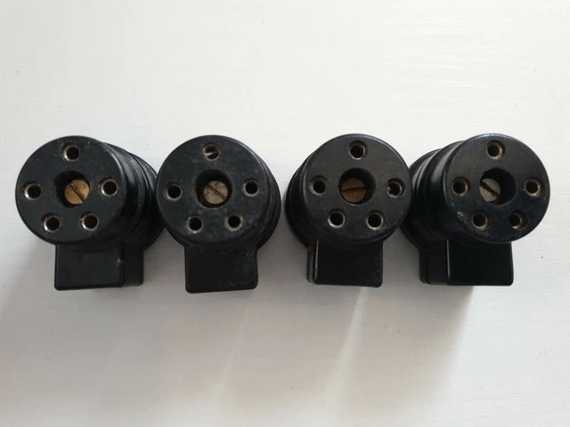 4 X AM 5 Pin Socket/Plug RAF Vintage Aircraft Spare (CH-021-2) £29.99 - PicClick UK