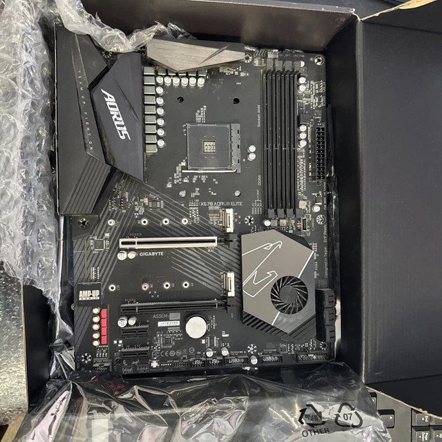 GIGABYTE AMD X570 AORUS ELITE ATX Motherboard AMD Ryzen DDR4 £109.63 - PicClick UK