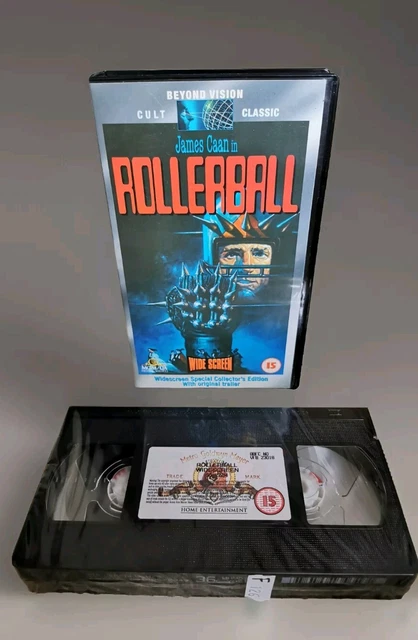 SEALED VHS ROLLERBALL 1975 PAL UK Cassette MGM 1996 Edition. New ...